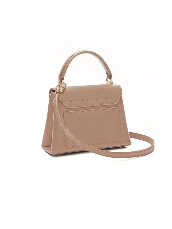 Furla 1927 Mini Bag With Turn Lock Closure - Greige