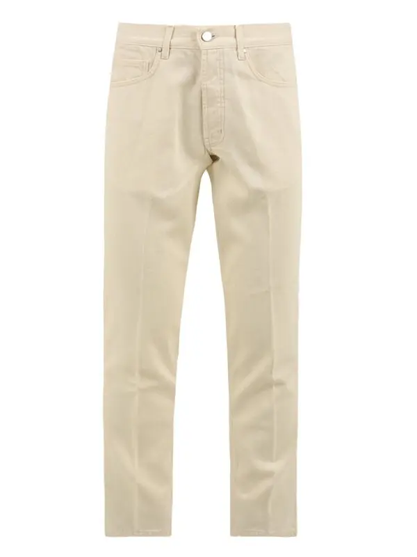 DON THE FULLER Carrot Fit Jeans - Ecru''