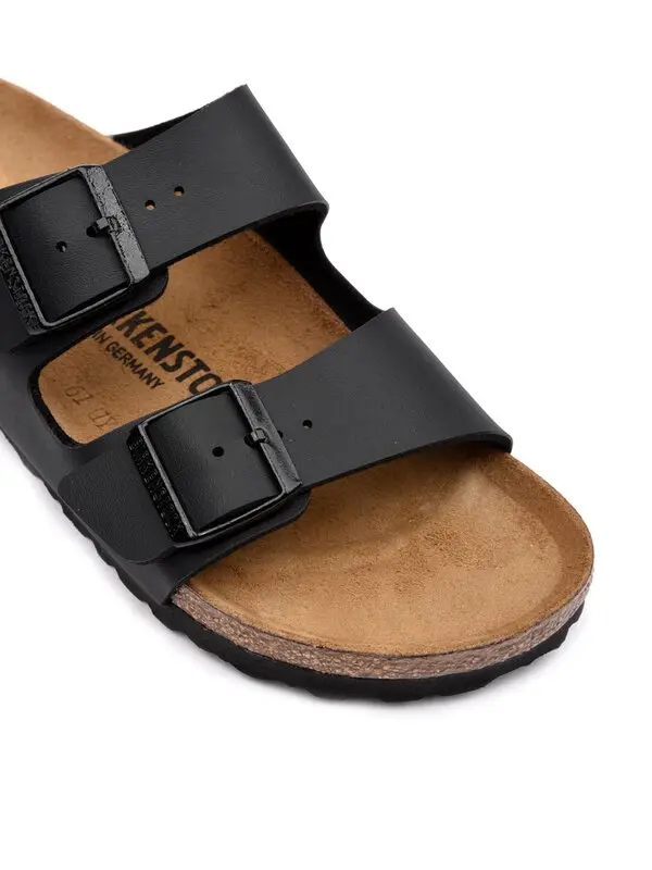 BIRKENSTOCK Arizona Sandals With Marble Effect Sole - Black