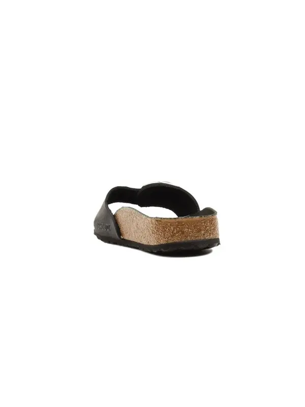 BIRKENSTOCK Big Buckle Madrid Slides - Black
