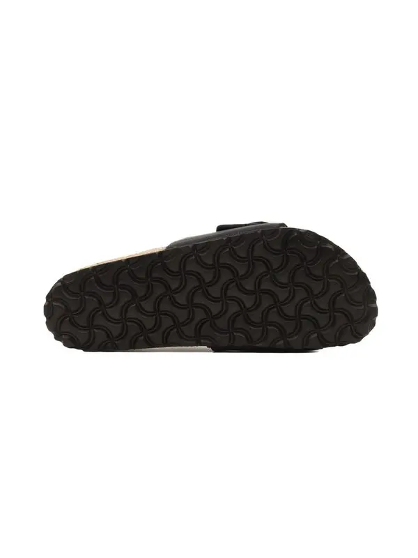 BIRKENSTOCK Big Buckle Madrid Slides - Black