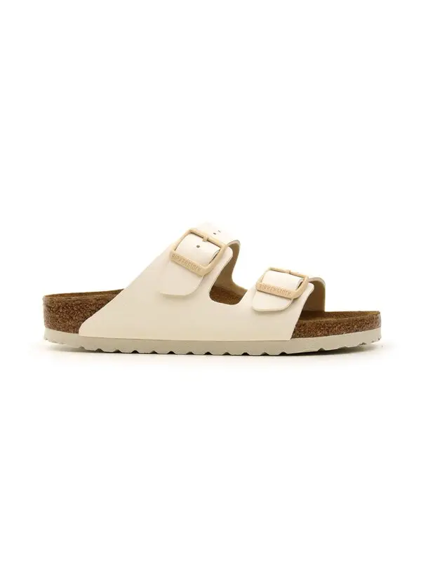 BIRKENSTOCK Arizona Sandals With Marble Effect Sole - Eggshell