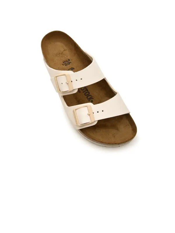 BIRKENSTOCK Arizona Sandals With Marble Effect Sole - Eggshell