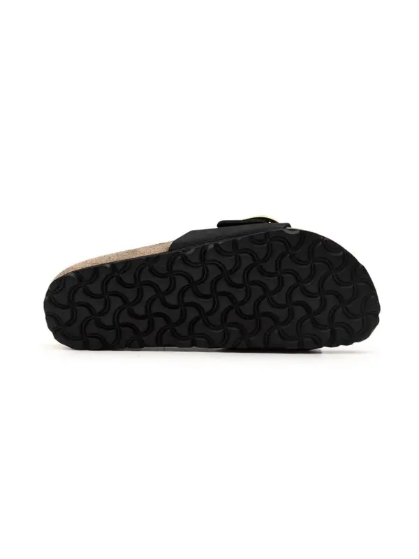 BIRKENSTOCK Madrid Big Buckle Leather Sandals - Black