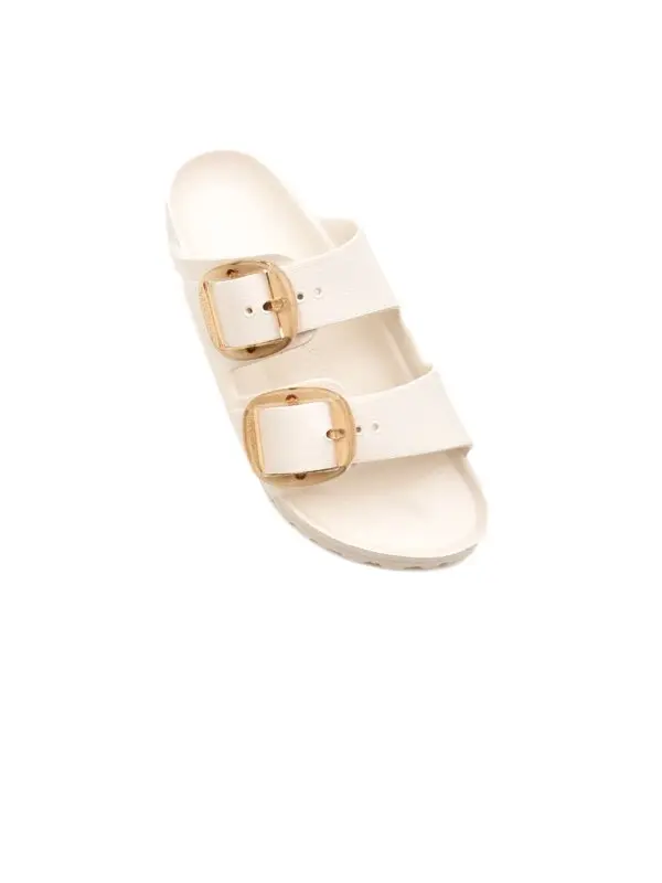 BIRKENSTOCK Arizona Eva Big Buckle Sandals - Eggshell