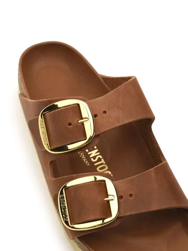 BIRKENSTOCK Arizona Big Buckle Sandals - Brandy