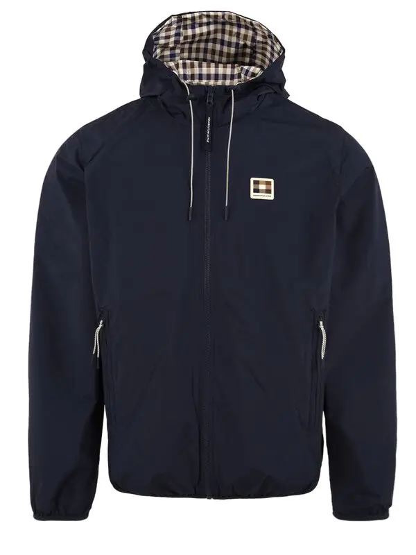 Aquascutum Reversible Checked Hooded Jacket