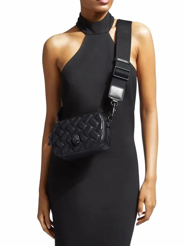 Kurt Geiger Kensington Small Camera Drench Bag - Black