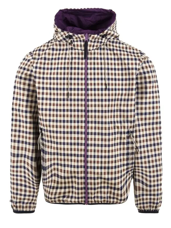 Aquascutum Hooded Reversible Jacket