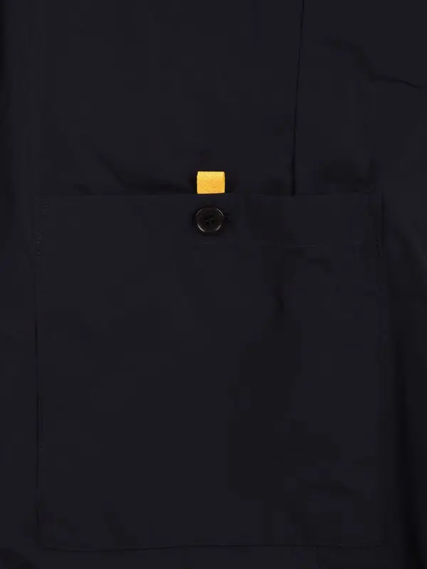 Aspesi Unlined Blazer In Matte Stretch Nylon