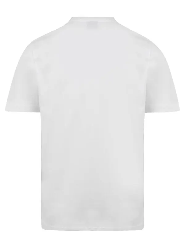 Paul Smith 100% Organic Cotton Zebra Logo T-shirt - White