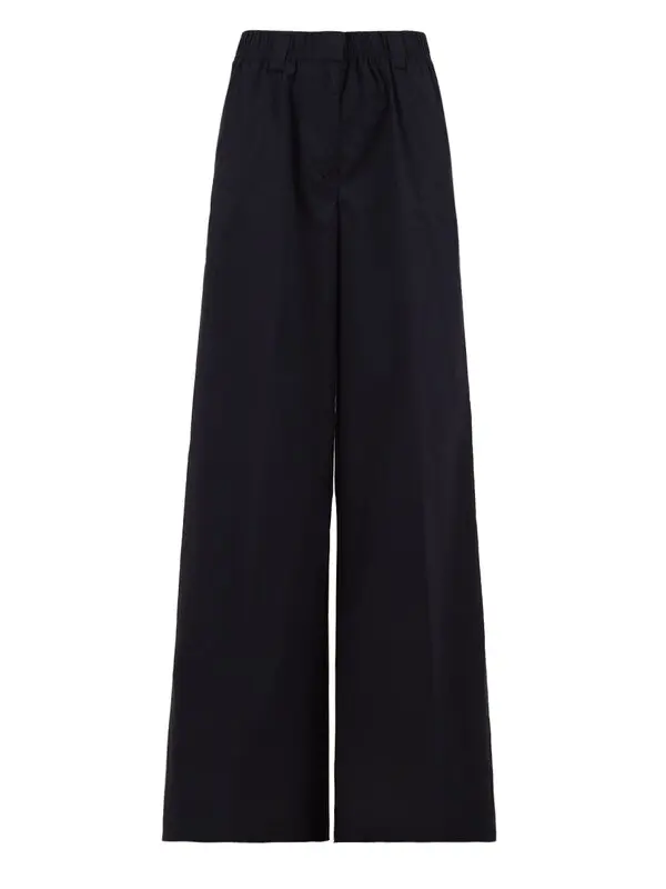 Aspesi Wide Leg Trousers - Navy
