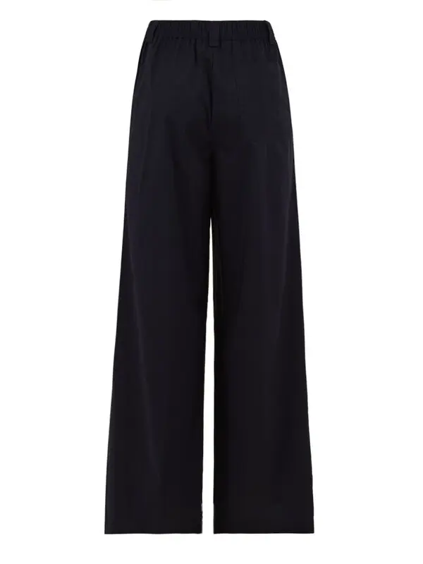 Aspesi Wide Leg Trousers - Navy