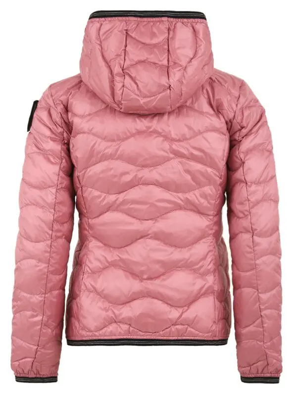 BLAUER. Padded Hooded Down Jacket - Pink