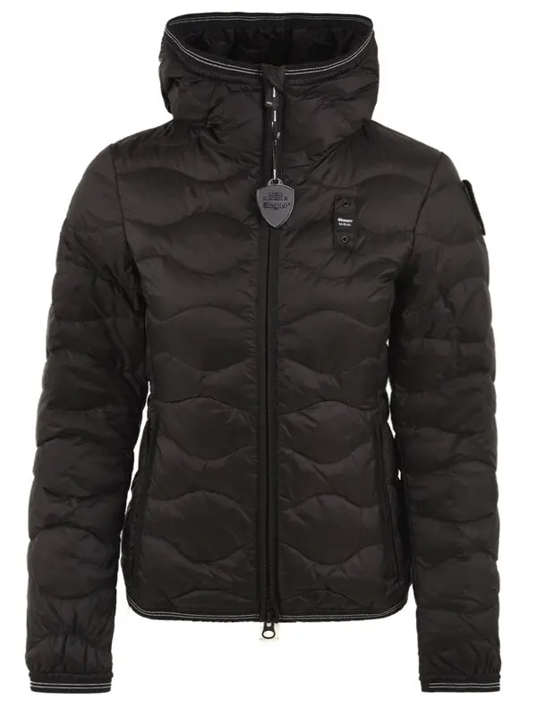 BLAUER. Quilted Down Jacket - Nero