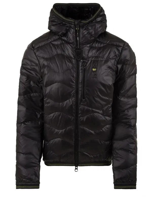 BLAUER. Padded Down Jacket - Nero