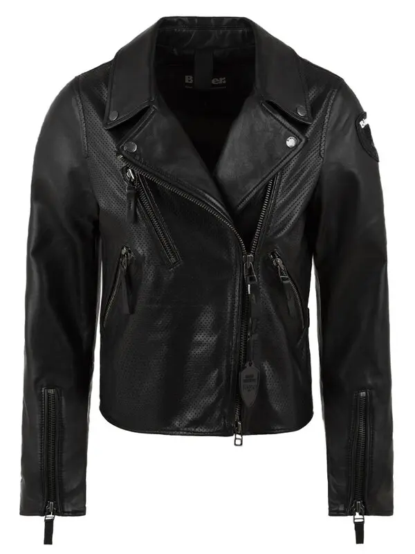 BLAUER. Leather Jacket
