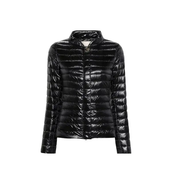 Herno Ultralight Down Jacket With Zip Fastening - Black