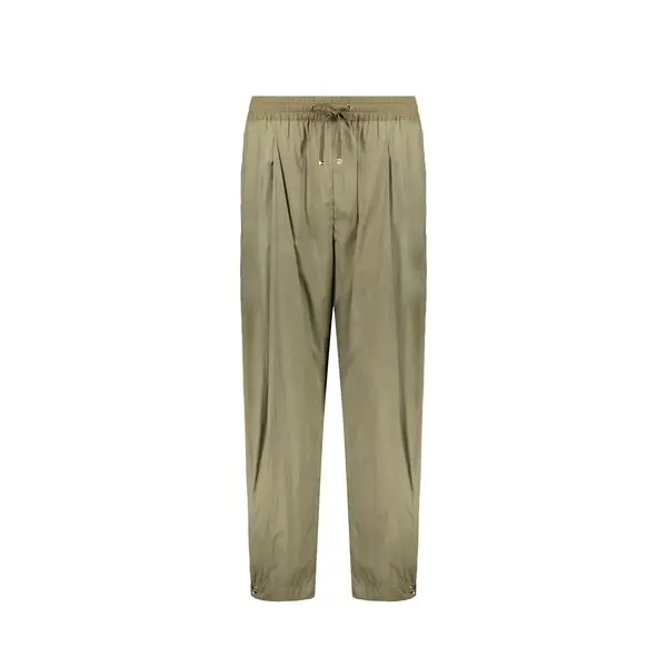 Herno Drawstring Elastic Waist Pants - Green