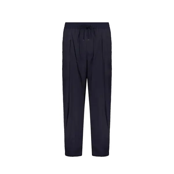 Herno Elasticated Waist Polyamide And Elastane Trousers - Blue
