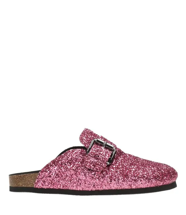 PHILOSOPHY BY LORENZO SERAFINI Glitter Embellished Slip-on Sandals