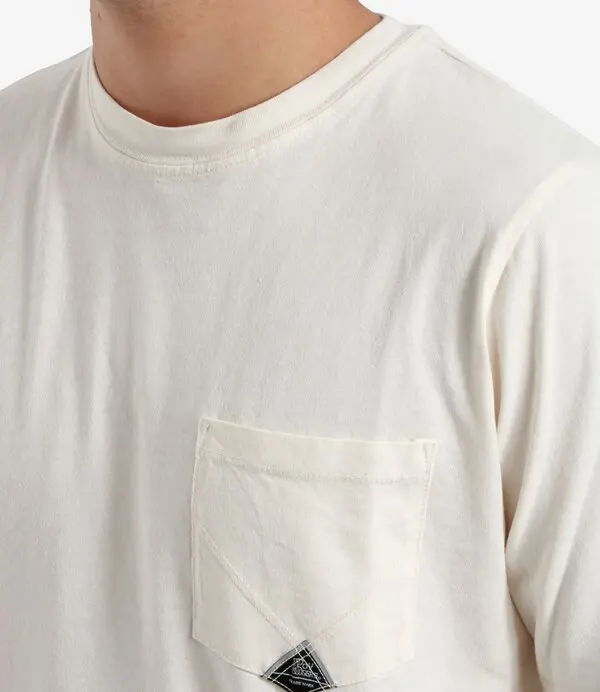 ROY ROGER'S Long Sleeve Cotton T-shirt With Pocket Detail