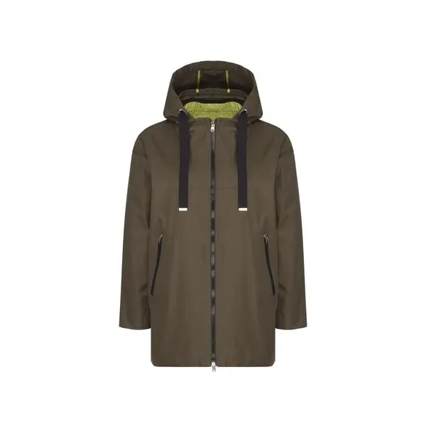 Herno Ruffled Flared Coat