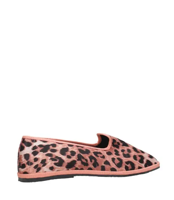 HABILLÈ.02 Leopard Print Satin Flats