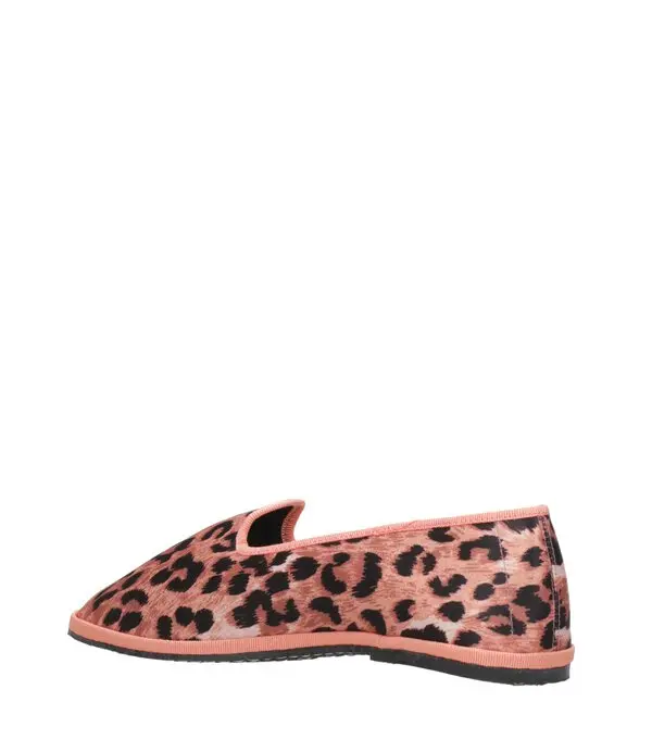 HABILLÈ.02 Leopard Print Satin Flats