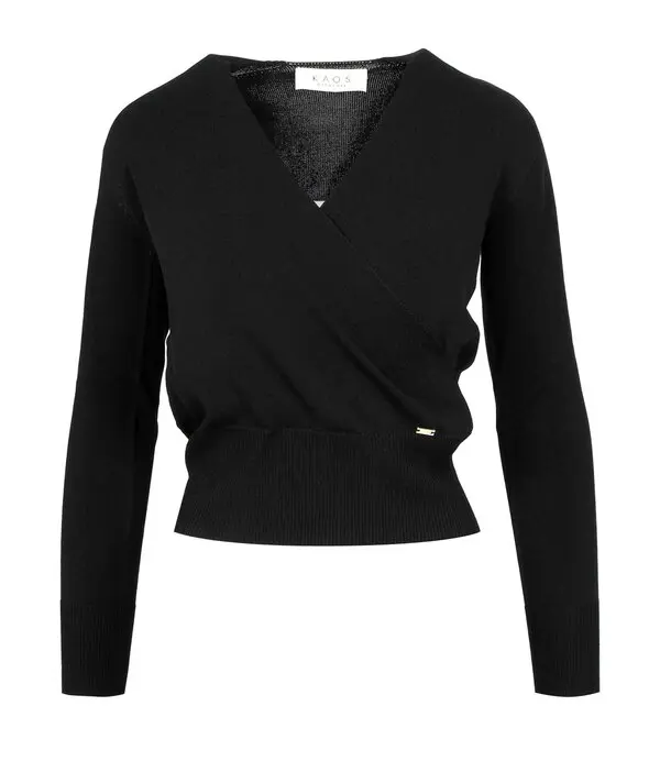KAOS V-neck Cross Front Sweater