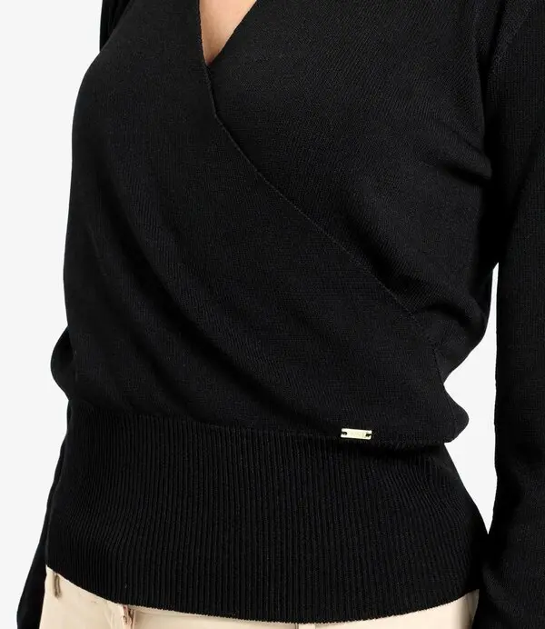 KAOS V-neck Cross Front Sweater