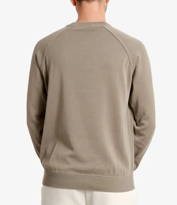 FILIPPO DE LAURENTIIS Crew Neck Fine Knit Pullover - Mud