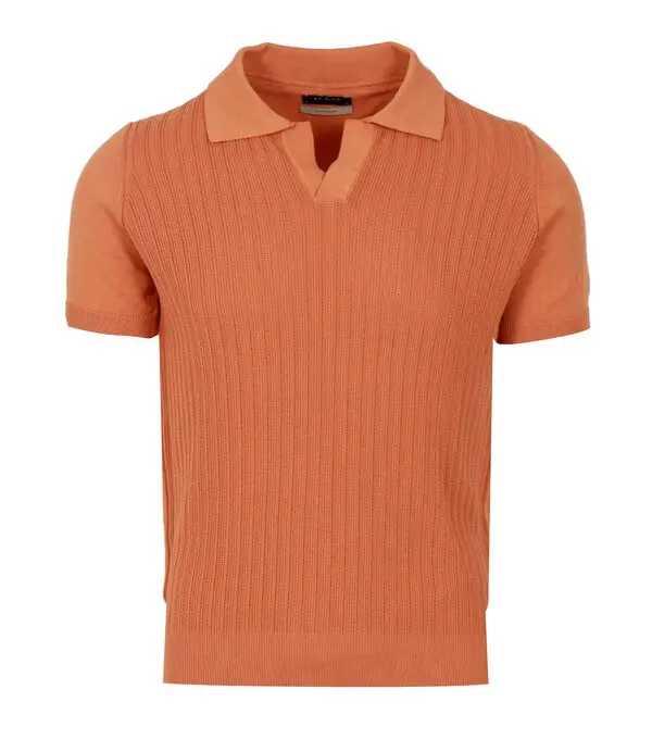 AT.P.CO Ribbed Polo Shirt