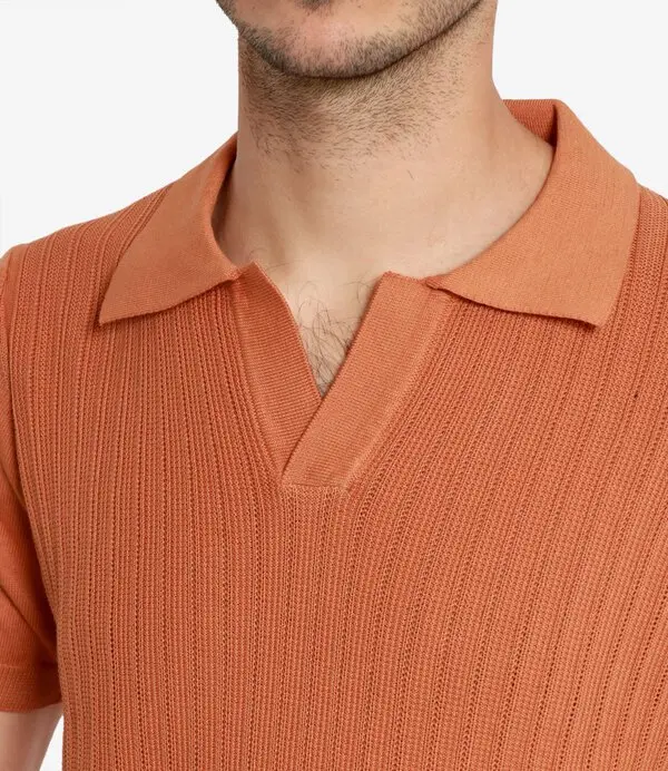 AT.P.CO Ribbed Polo Shirt