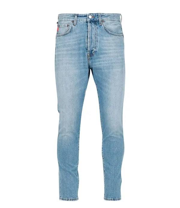 PEOPLE Denim Jeans With Slim Carrot Fit Leg