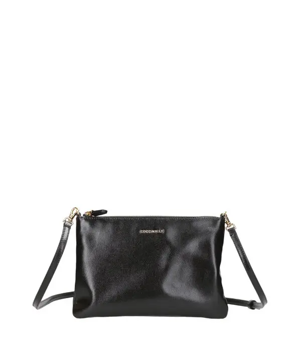 COCCINELLE Smooth Leather Shoulder Bag - Black