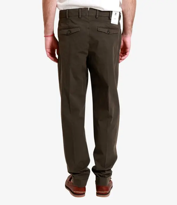 PT TORINO Tailored Cotton Cigarette Leg Trousers