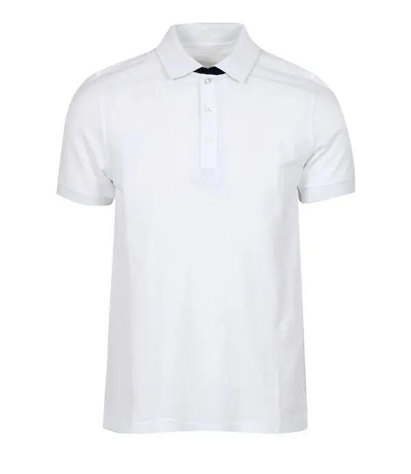 FAY Slim Fit Pique Cotton Polo Shirt