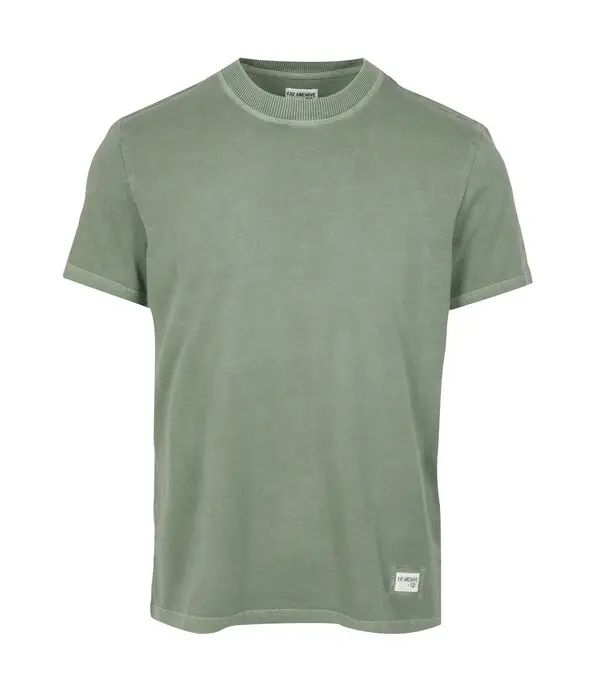 FAY Archive Cotton T-shirt - Sage