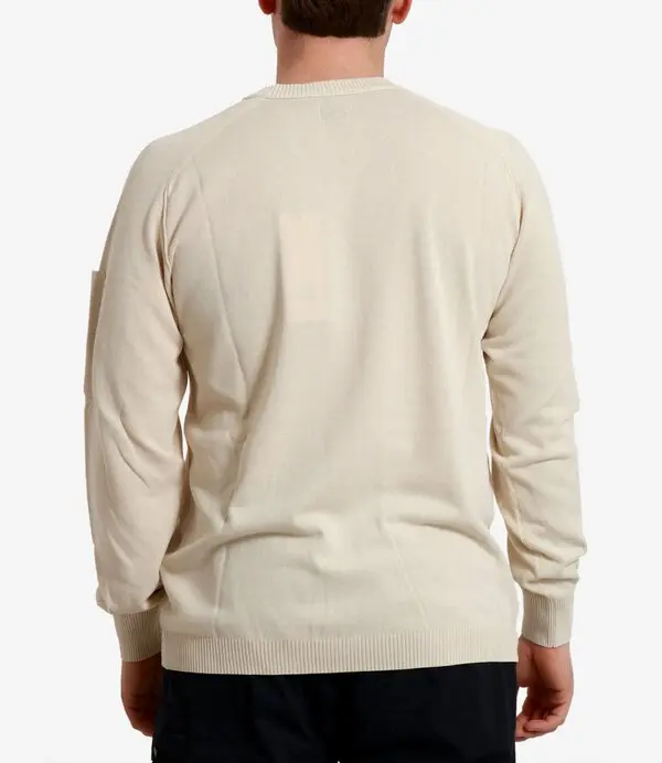 C.P. COMPANY Crew Neck Sweater With Lens Pocket