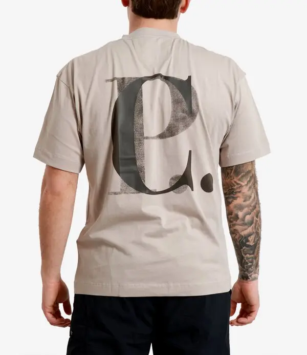 C.P. COMPANY Cotton Jersey T-shirt With Graphic Prints