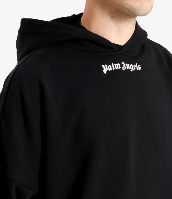 Palm Angels Oversized Hoodie With Logo Detail