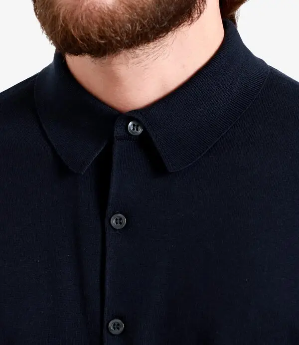 John Smedley Sea Island Cotton Short Sleeve Polo