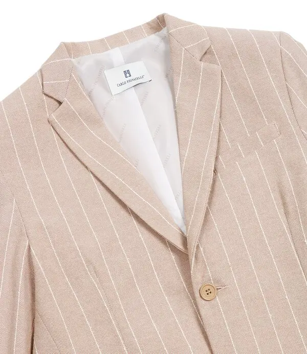 CARLO PIGNATELLI Striped Blazer