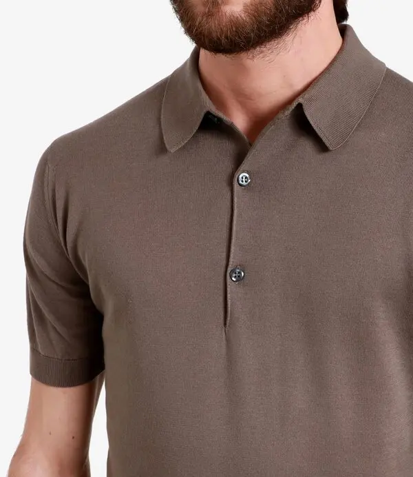 John Smedley Sea Island Cotton Short Sleeve Polo
