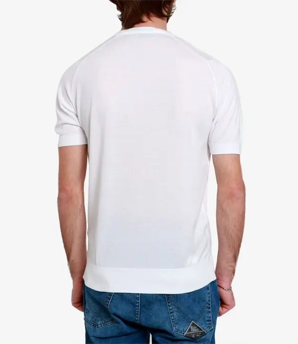 John Smedley Sea Island Cotton Short Sleeve Sweater