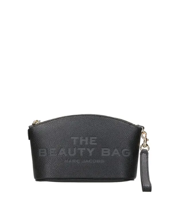 Marc Jacobs Grained Leather Beauty Bag - Nero