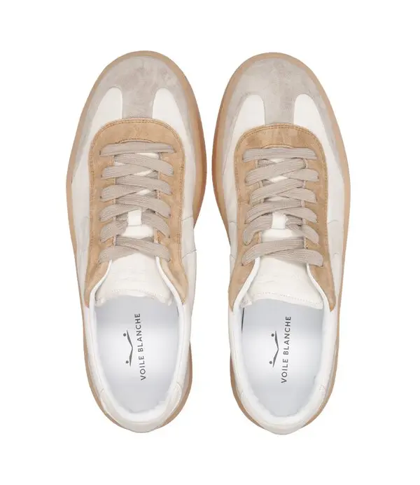 VOILE BLANCHE Leather And Suede Sneakers
