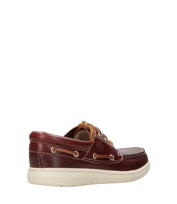 Timberland Premium Leather Flat Shoes - Marrone