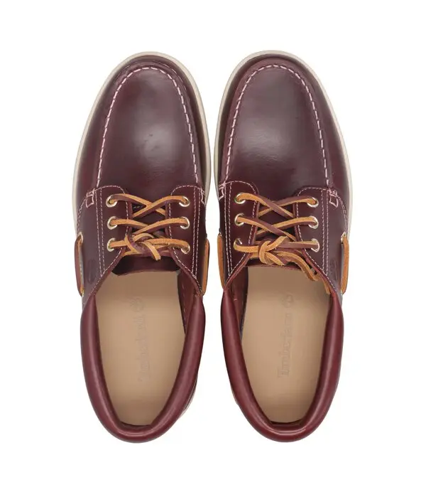 Timberland Premium Leather Flat Shoes - Marrone